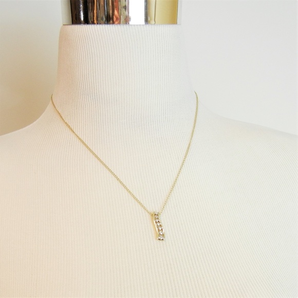 Danbury Mint | Jewelry | Danbury Mint Diamond 925 Silver Journey Necklace | Poshmark